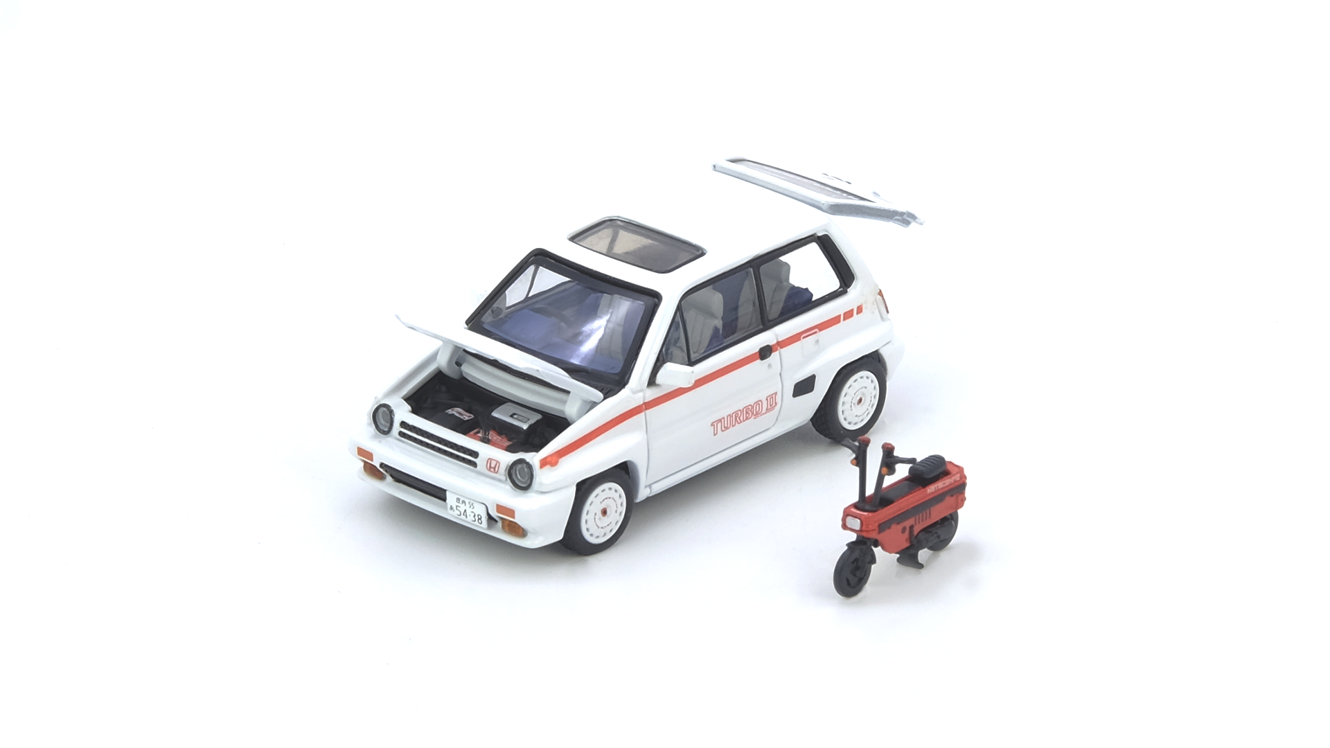 Honda City Turbo II White Mod Version - Inno Models