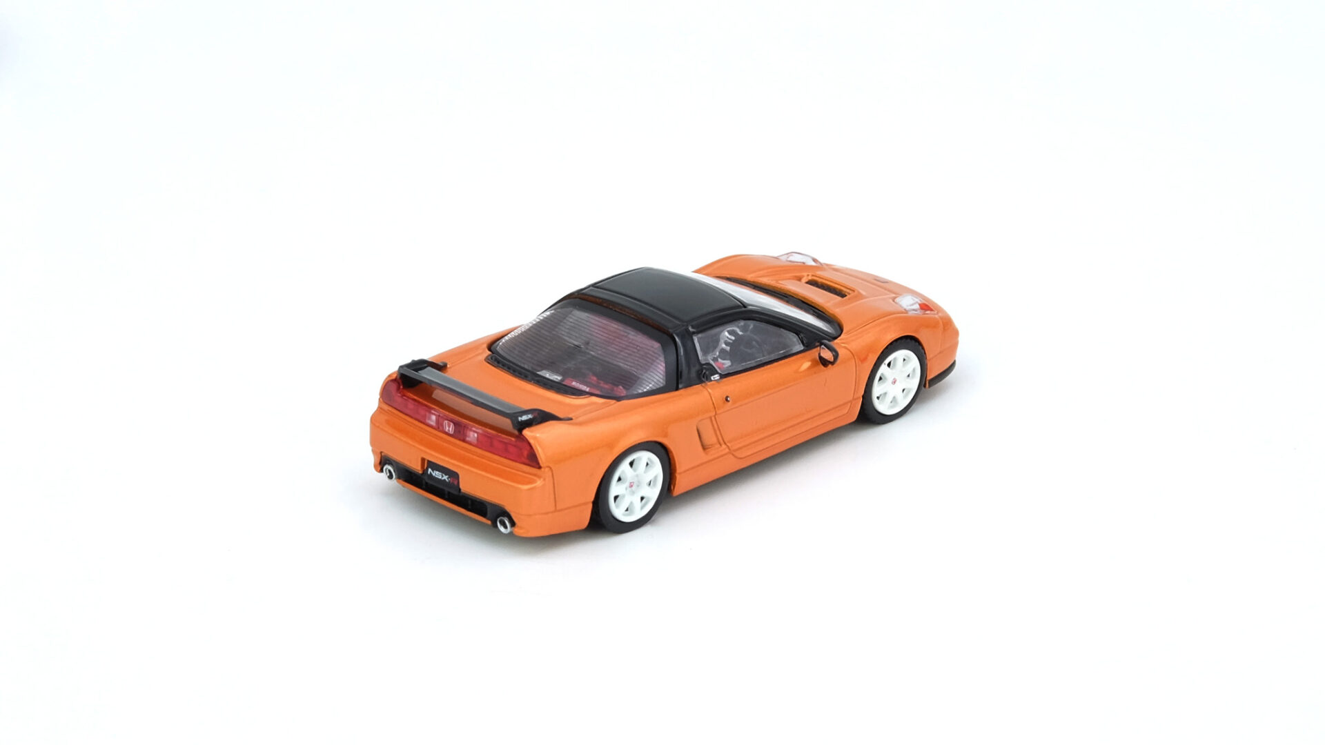 Honda NSX-R (NA2) Imola Orange Pearl With Extra Wheels - Inno Models