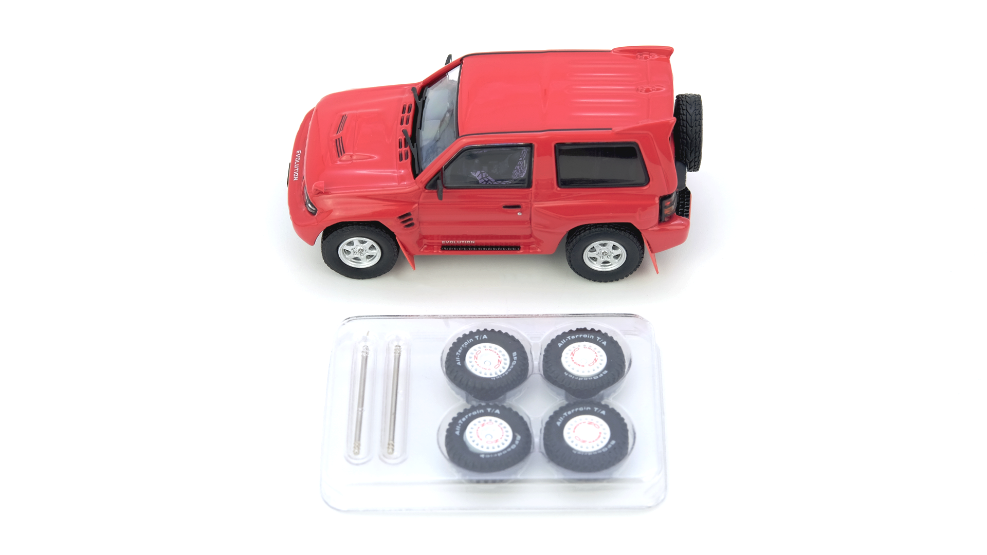 Mitsubishi Pajero Evolution Red - Inno Models