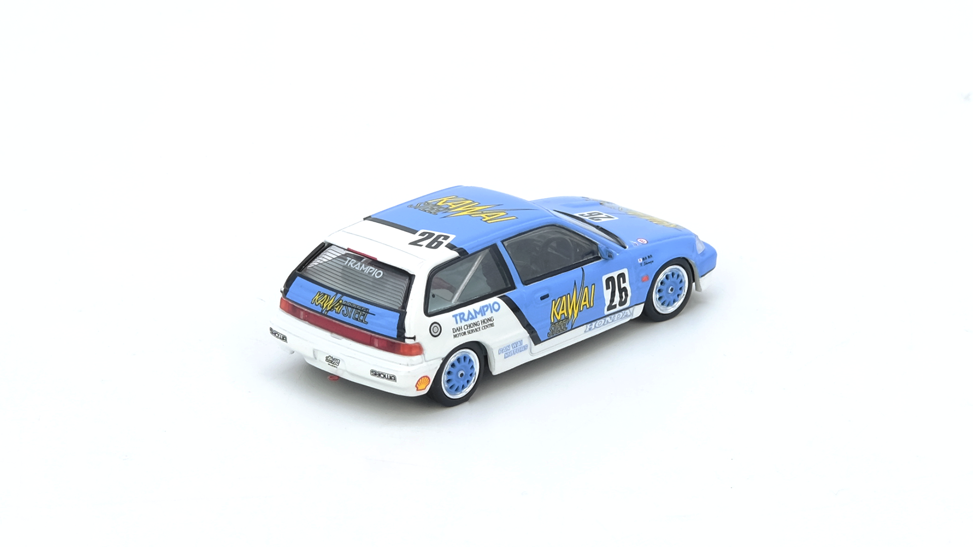 Honda Civic (EF3) #26 "TRAMPIO KAWAI STEEL" Macau Guia Race 1989 ...