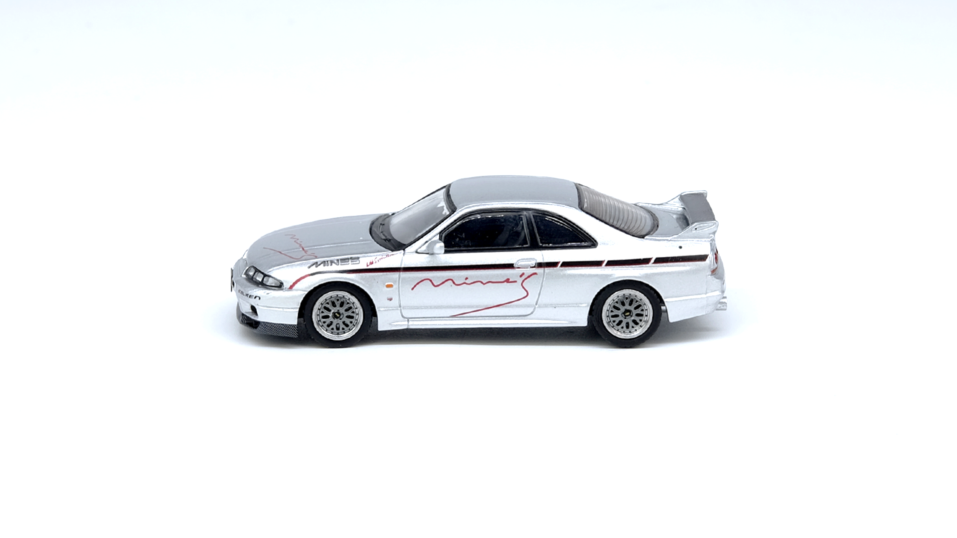NISSAN SKYLINE GR-R (R33) "Tuned by MINE'S" Silver - Inno Models