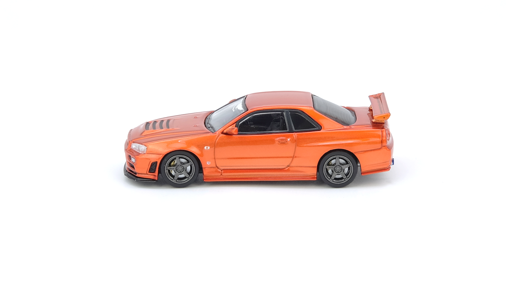 NISSAN SKYLINE GT-R (R34) R-Tune Orange Metallic - Inno Models