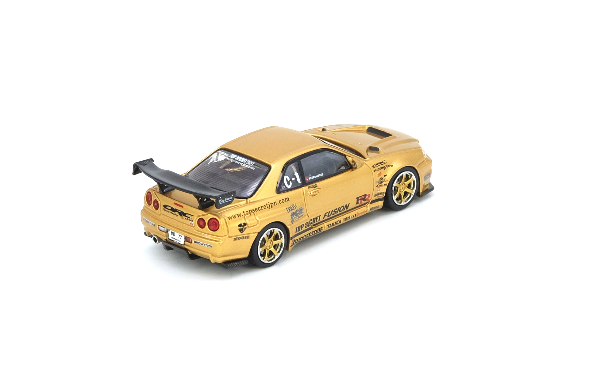 TOP SECRET Thailand Skyline GT-R (R34) Gold Tokyo Auto Salon Kuala ...