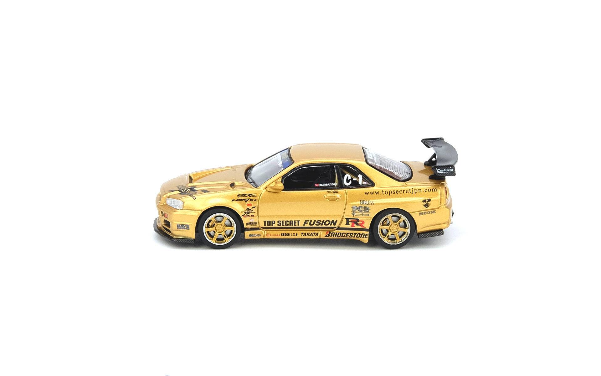 Skyline GT-R (R34) Gold "Top Secret Thailand" Tokyo Auto Salon Kuala ...